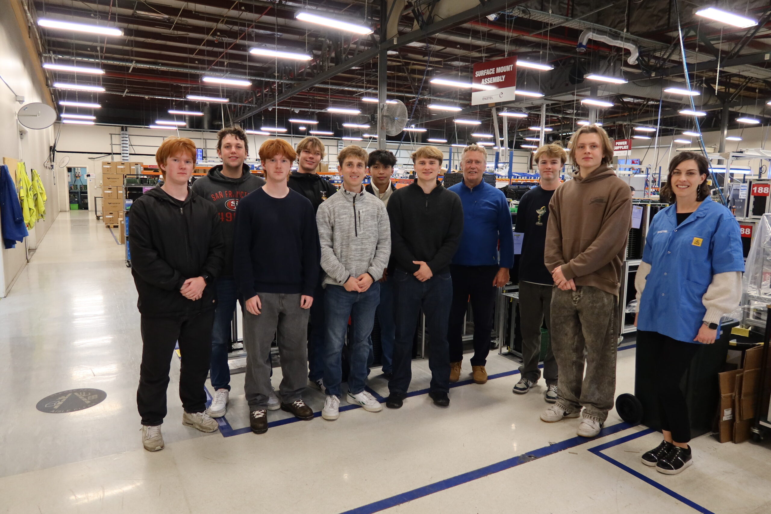 UC ENSOC students visit Enatel - Enatel